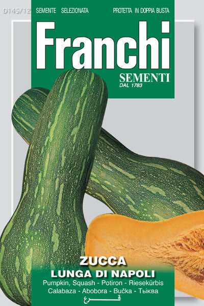 Italian Long Winter Squash Lunga di Napoli (145-12) – Seeds from Italy