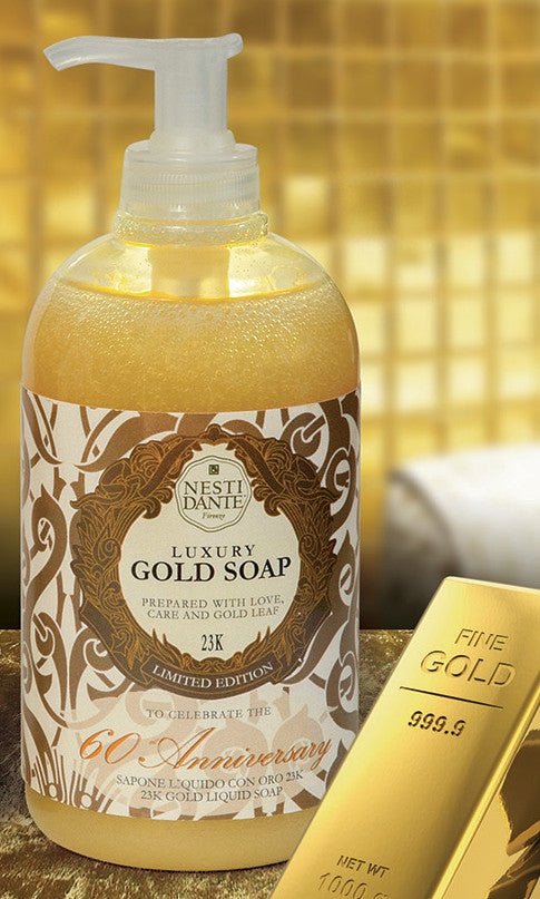 Liquid Hand Soap - Luxury 23k Gold – Seeds from Italy